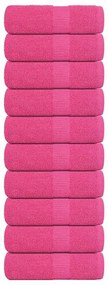 Ručníky pro hosty FROGN 10 ks růžové 30x50 cm 360 g/m² 137045