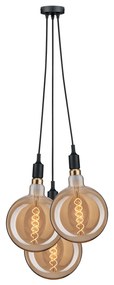 Paulmann 28868 LED Big Globe G200 zlatá žárovka, 7W LED 1800K E27, prům. 20cm