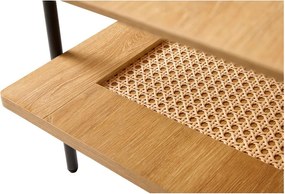 Konferenční stolek v dekoru dubu v přírodní barvě 55x110 cm Pensacola – Unique Furniture