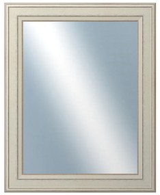 DANTIK - Zarámované zrcadlo - rozměr s rámem cca 40x50 cm z lišty STEP bílá (3018)