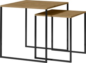 ADRK Furniture Konferenční stolek 2v1 ARIA CT-ARI-60-50-A_B