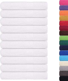 Ručníky FROGN 10 ks bílé 100x200 cm 360 g/m² 136667