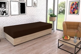 Válenda s úložným prostorem, dub sonoma/hnědá, KONRI