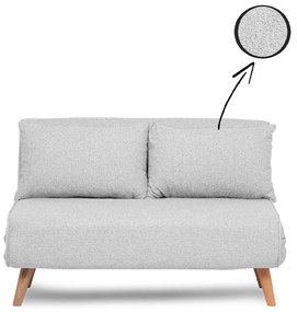 Designová rozkládací pohovka Felicitas 120 cm šedá