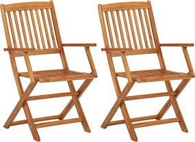 3dílný skládací zahradní jídelní set masivní akáciové dřevo 3058255