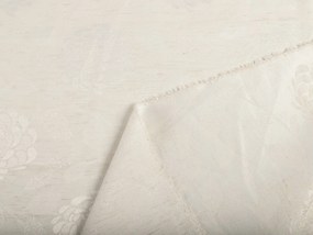 Biante Teflonový běhoun na stůl TF-054 Květy na režném 45x140 cm
