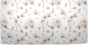 Sablio Ručník Bílá orchidej - 50x100 cm