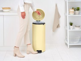 Brabantia Pedálový koš NewIcon 30L světle žlutá