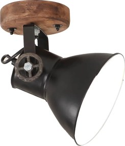 Industriální nástěnné/stropní lampy 2 ks černé 20 x 25 cm E27 320514