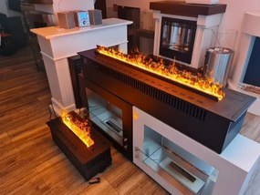 Water vapor fireplace -  Parní krb 1200 3D hloubka 300mm
