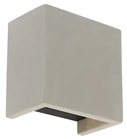 Průmyslová nástěnná lampa betonová - Meave