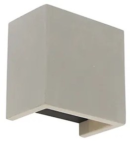 Průmyslové nástěnné svítidlo beton - Meave