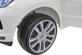 Ramiz Elektrické autíčko Porsche Cayenne S na baterie pro děti bílý lak SUV + dálkové ovládání