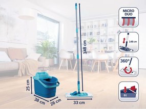 Mop s kbelíkem PowerClean M – LEIFHEIT