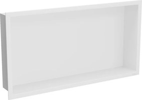 Mexen X-Wall-R nástěnná police s límcem 60 x 30 cm, bílá - 1920603010