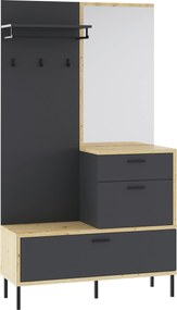 XXXLutz ŠATNA, 113/197/40 cm Carryhome - Online Only šatny & botníky - 000017004301