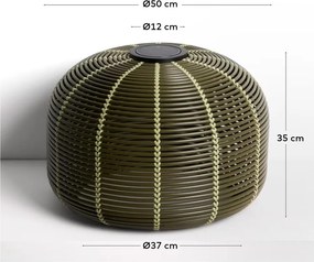 LED stolní /přenosné solární/na USB venkovní svítidlo ø 50 cm Garoina – Kave Home