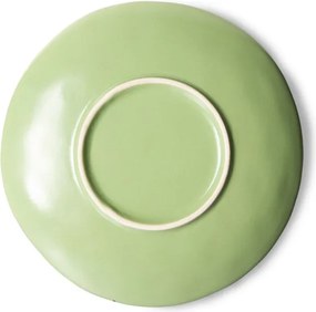 2ks keramický zelený dezertní talíř Kiwi - Ø 17*2cm