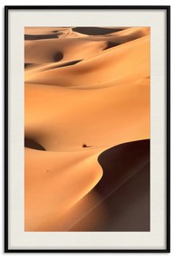 Plakát Poušť s horkým pískem - teplá krajina v srdci Maroka