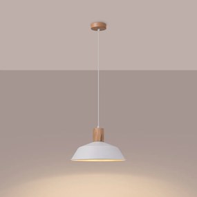 Sollux Lighting Závěsné svítidlo FANO bílé