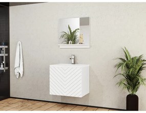 Koupelnová sestava Najrip, Sifon k umyvadlu: ano, Barva dřeva: bílá