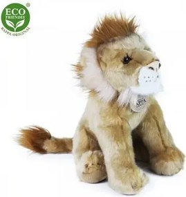 RAPPA Plyšový lev 30 cm / ECO-FRIENDLY / od 0 měsíců