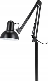 Stojací lampa 1xE27/40W/230V černá
