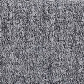 Schodové rohože 30 ks 65 x 21 x 4 cm světle šedé s obdélníkovým okrajem 3365778
