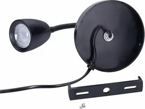Solight WO54-B LED nástěnná lampička černá / stmívatelná / 4W / 280lm