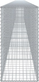 Gabionový koš s víkem 1 000 x 50 x 100 cm pozinkované železo 3295151