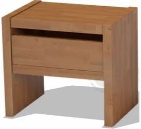 Lucatec Noční stolek Gaston - 1 zásuvka 35 cm 50x45 Divoký jasan