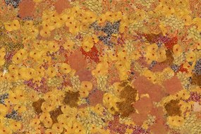 Samolepící tapeta abstrakce ve stylu G. Klimta - 450x300 cm