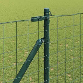 Evropský plot se hroty 10 x 1,5 m Ocel potažená PVC Zelená 3350617