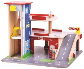 Bigjigs Toys Garáž s parkovištěm