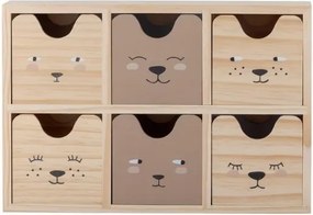 Mini úložný box se šuplíky Calle Wooden Bloomingville