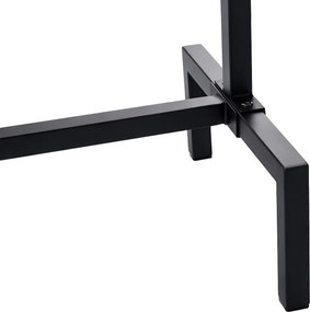 Stojan na oblečení Melva 150x38x120 – černá