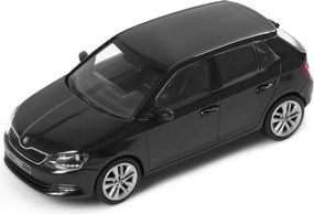 Kovový model škoda fabia, černá