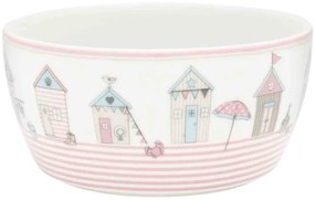 GreenGate dětská porcelánová miska Ellison Pale Pink ⌀12,2 cm