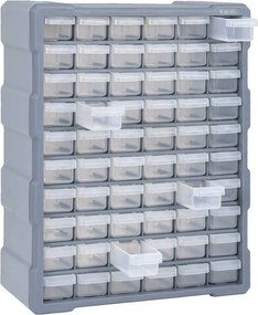 Organizér se 60 zásuvkami 38 x 16 x 47,5 cm 147588