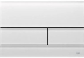 Tece Square II Ovládací tlačítko, saténové bílé sklo 9240824
