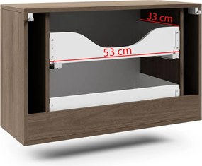 Skříňka pod umyvadlo 80 cm Lando - ořech elegant
