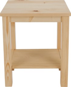 Noční stolek, masív/přírodní, FOSIL