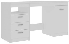 Psací stůl bílý 140 x 50 x 76 cm kompozitní dřevo 3054780
