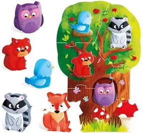 HEADU EN: Montessori Moje první puzzle - Les / od 2 let