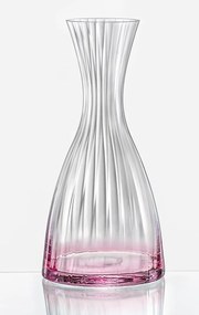 Crystalex Karafa Kate optic růžová 1.200 ml, 1 ks