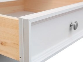 Massivo.cz Komoda Belluno Elegante 4.3, bílá, masiv, borovice