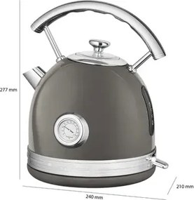 ProfiCook PC-WKS 1192 antracit / rychlovarná konvice / 2200W / 1.7l