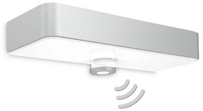 STEINEL XSolar SOL-O S LED nástěnné senzor stříbro