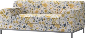Potah na pohovku IKEA  Kramfors 2-místná barva žlutá látka pletený vzor, vzorované
