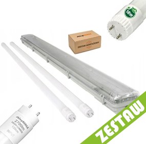Hermetické svítidlo 120 cm + 2x trubice premium - studená bílá
